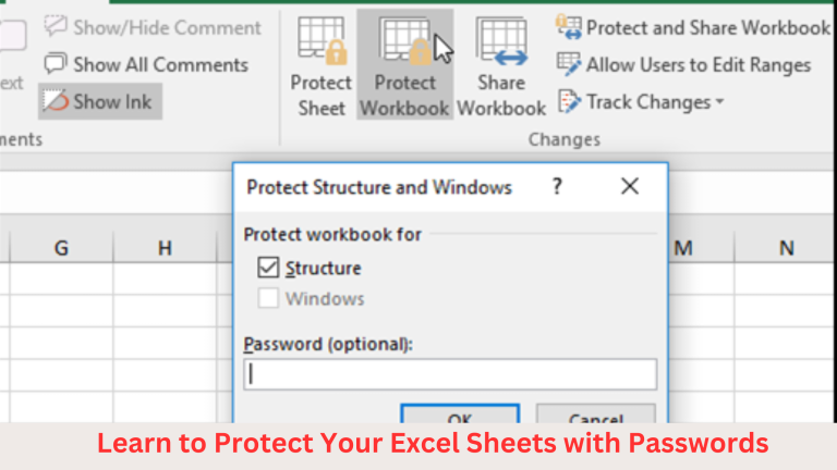 How to Protect Excel Sheets with Passwords - ExcelCombo
