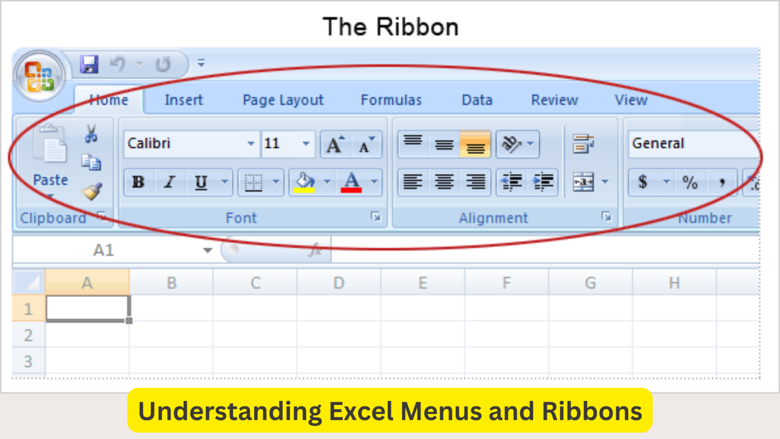 Understanding Excel Menus and Ribbons - ExcelCombo