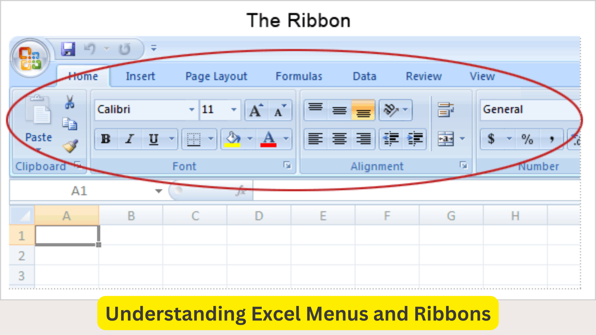 Understanding Excel Menus and Ribbons - ExcelCombo