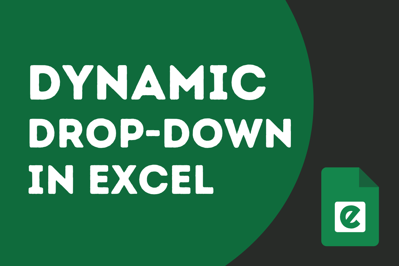 How to Create Dynamic Drop-Down Lists in Excel? - ExcelCombo How to Create Dynamic Drop-Down Lists in Excel? - ExcelCombo