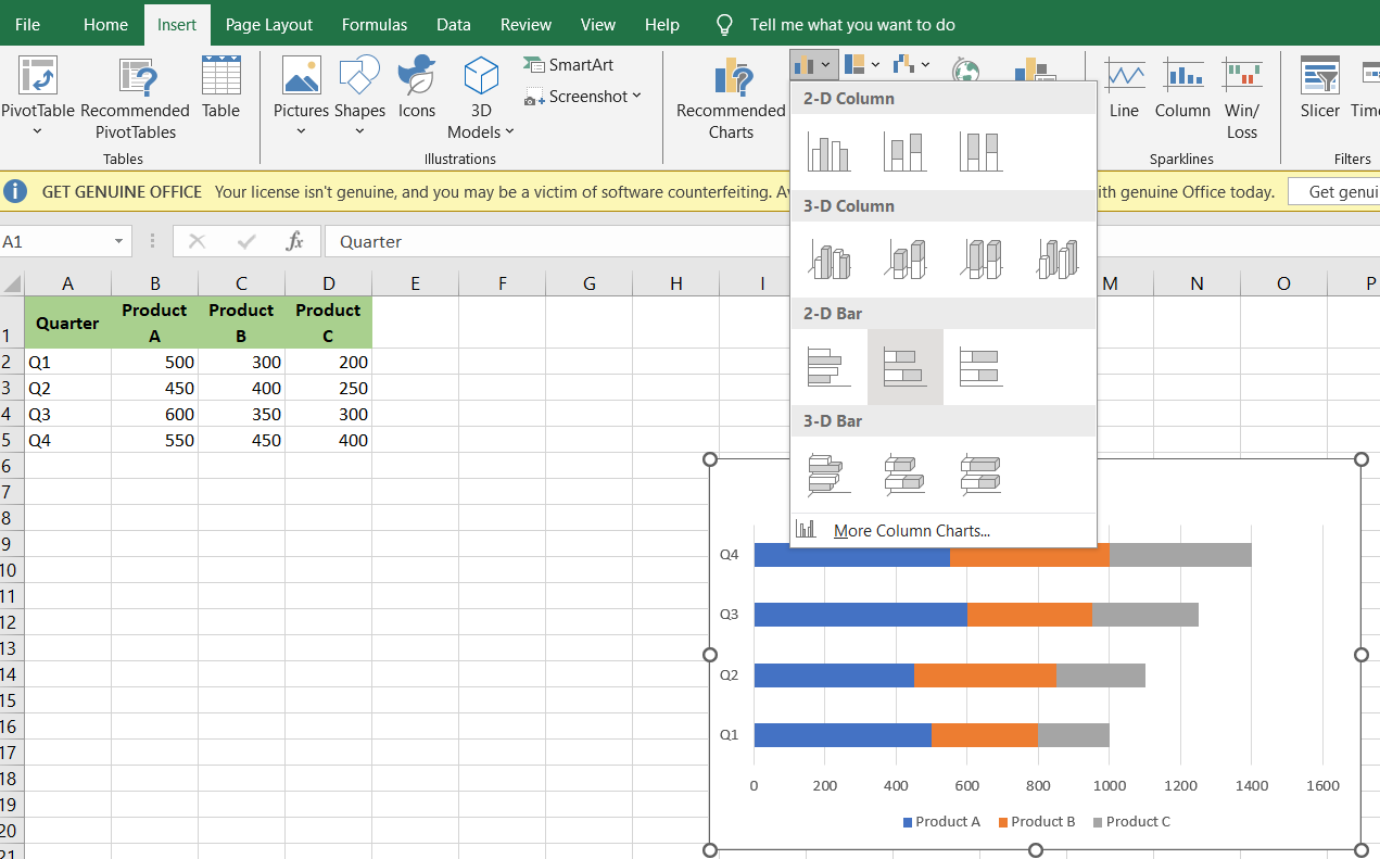 How to Create a Stacked Bar Chart in Excel (Step-by-Step Tutorial)